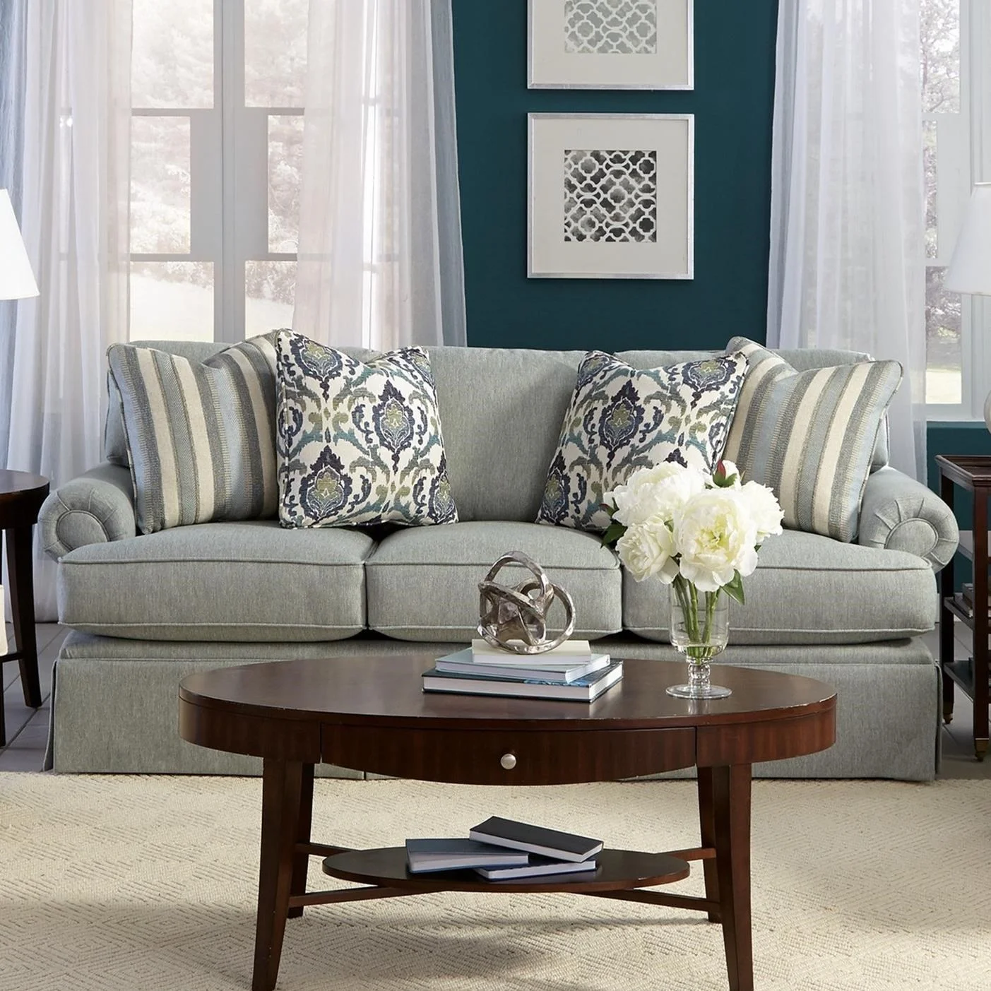 Craftmaster C9 Custom C9***50 CONTENT-21 1 1 Customizable 3 Seat Sofa | Belfort Furniture | Uph ...